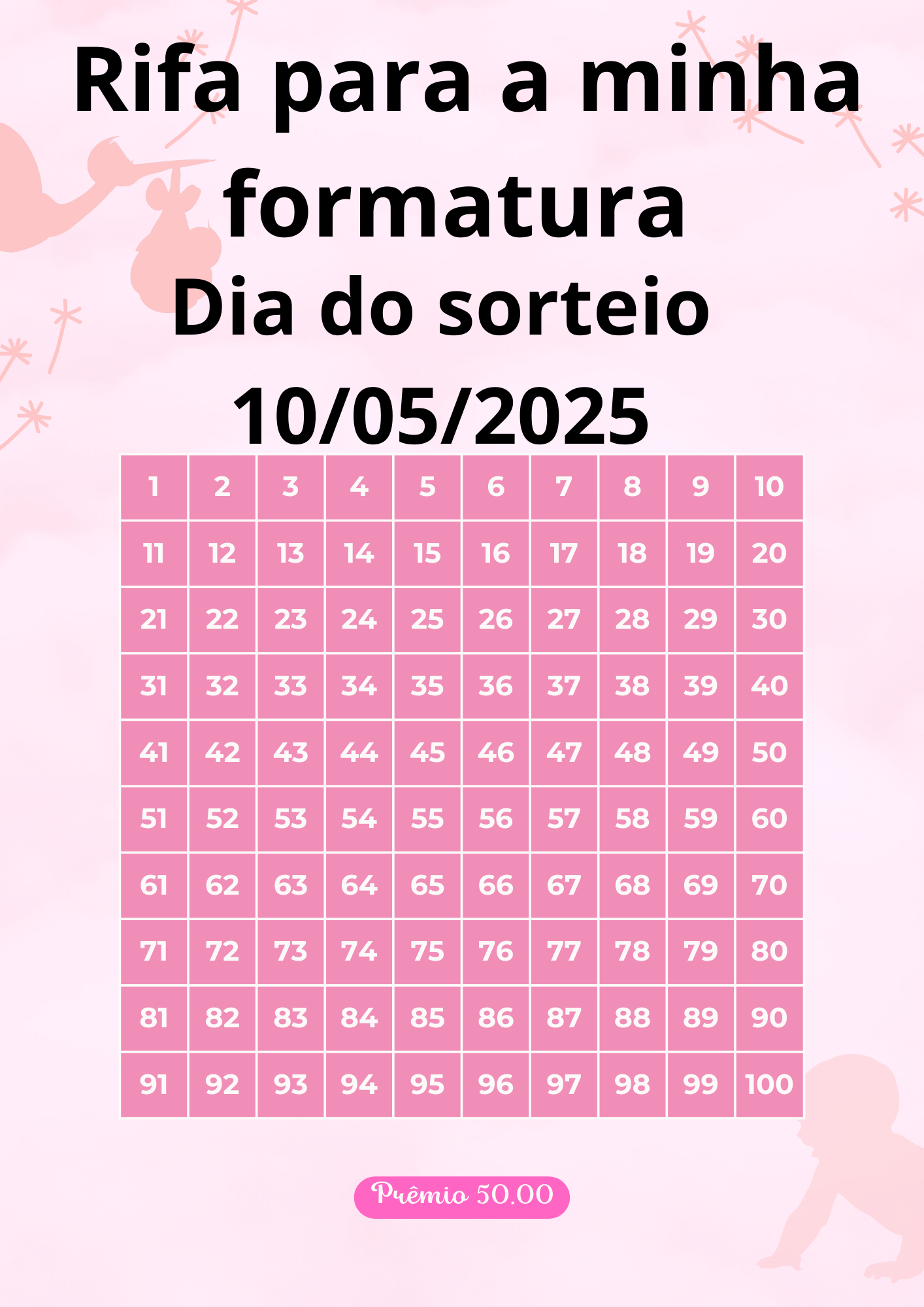 Rifa Online | Rifa em prol da minha formatura